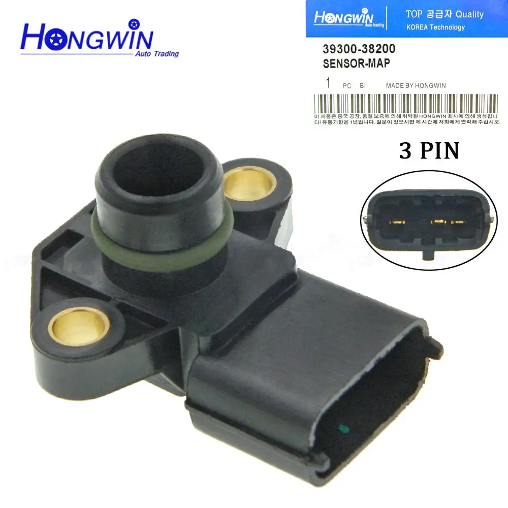39300-38200 sensor de mapa de pressão absoluta do coletor para hyundai ...