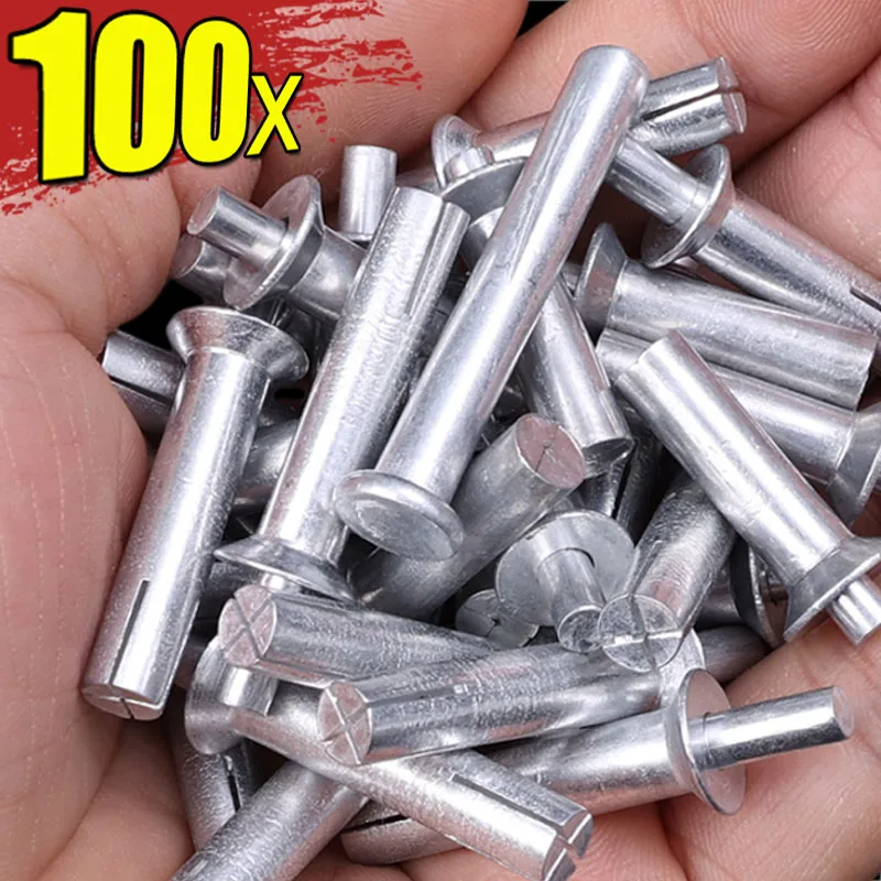 10-100PCS-Aluminum-Alloy-Hammer-Drive-Screws-Expansion-Rivets-Head ...