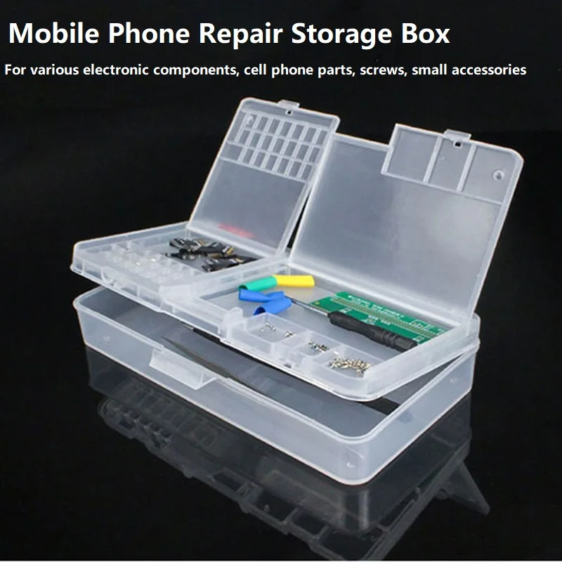 Mobile-Phone-Repair-Storage-Box-For-IC-Parts-Motherboard-Screw-Multi ...