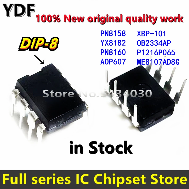 (10pcs) 100% New YX8182 PN8160 AOP607 OB2334AP P1216P065 PN8158 XBP-101 ...