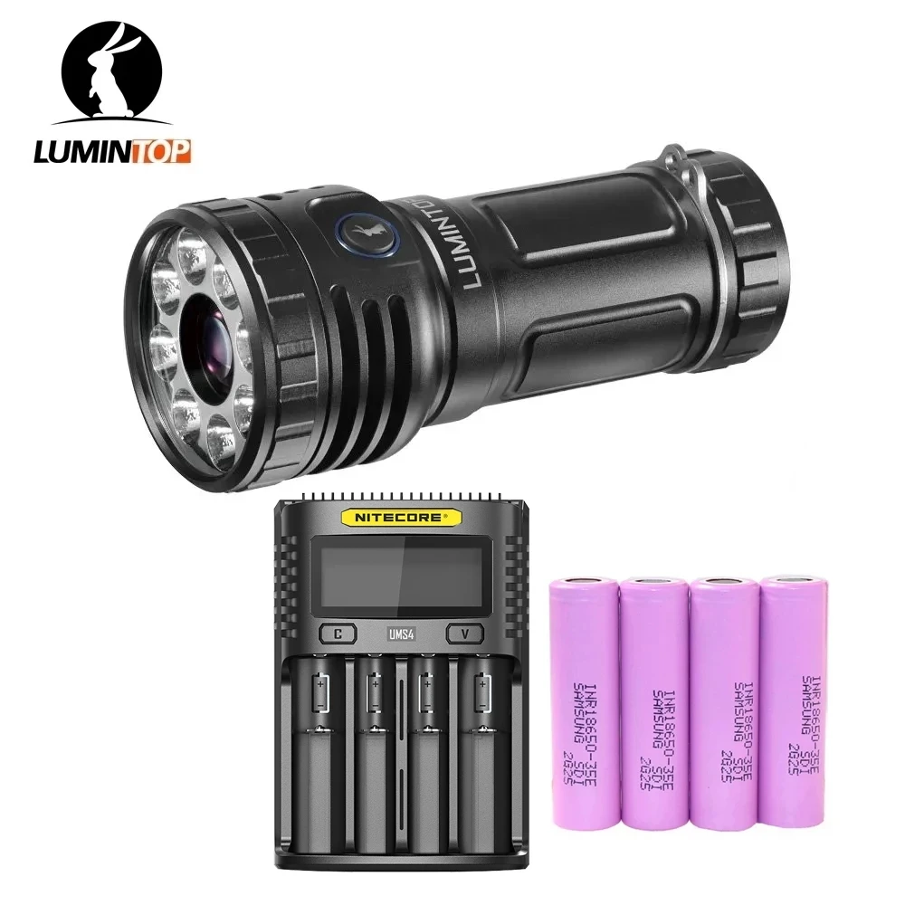 LUMINTOP-Thor-Pro-Flashlight-12600-lumens-Strong-light-torch-Long ...