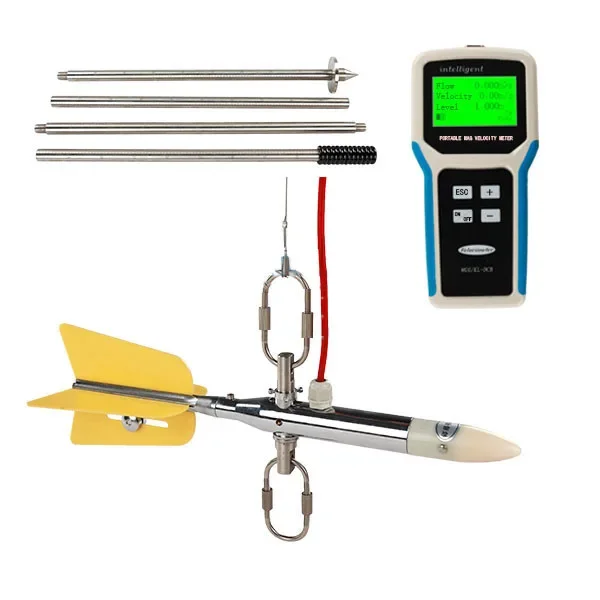 Hydrology-electromagnetic-portable-river-water-open-channel-flow-meter ...