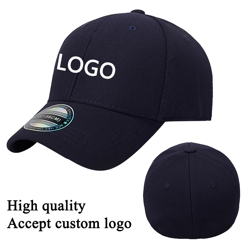 High Quality Baseball Cap Men Snapback Hats Caps Men Fitted Closed Full ...