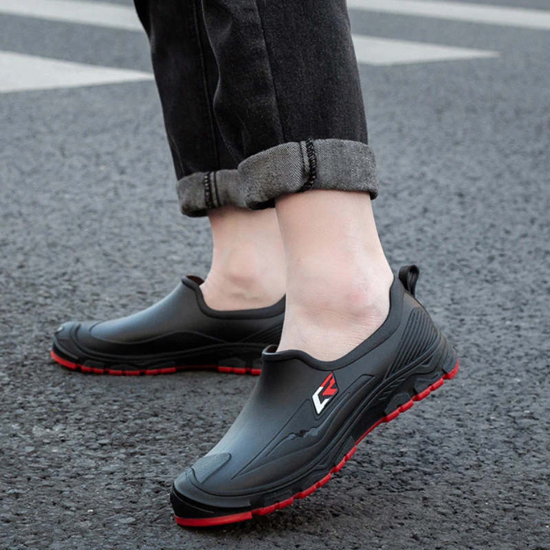 Rubber-Shoes-for-Men-Waterproof-Work-and-Safety-Rain-Shoes-Fishing ...