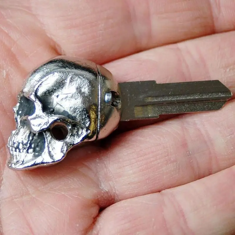 Creative-Demon-Skull-Key-Skull-Keychain-Handmade-Metal-Devil-Skull-Key ...