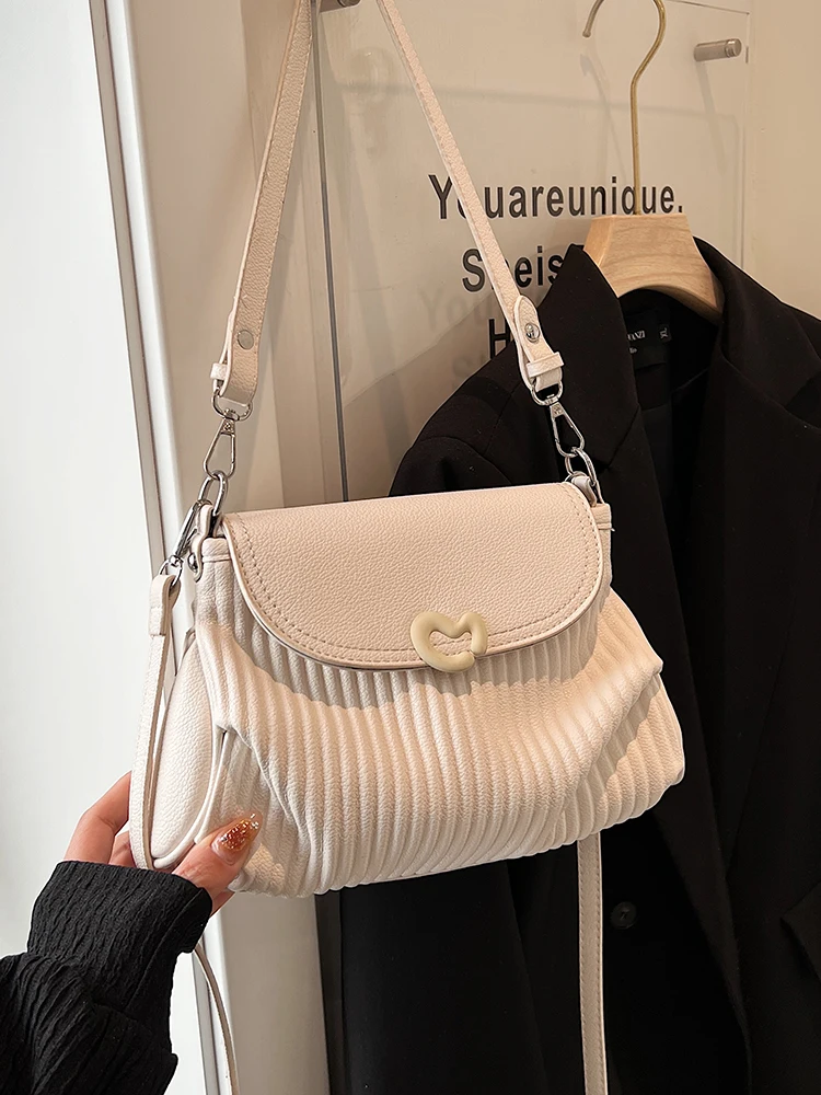 PU-Leather-Underarm-Pleated-Bag-for-Women-High-Grade-Sense-Textured ...