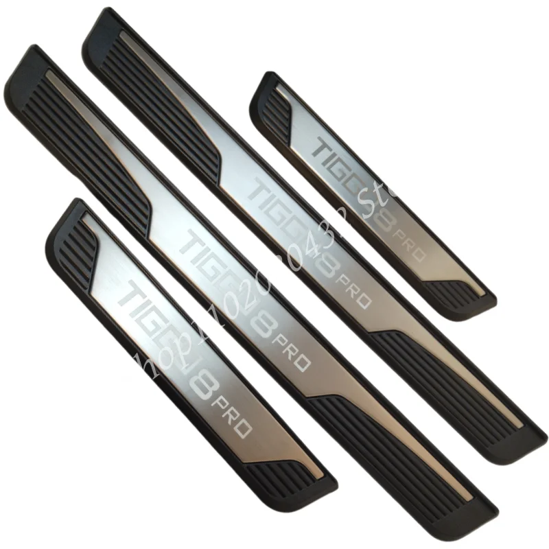 Car Accessories For Chery Tiggo 8 Pro Door Sill Pedal Protector Scuff ...