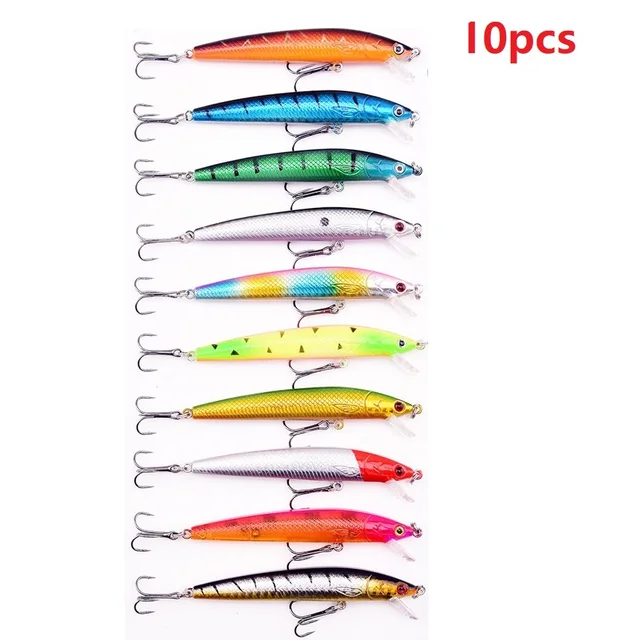 Fishing Lure Set Fishing Hard Bait Mini Minnow Floating Swing Crankbait Crazy Wobblers ...