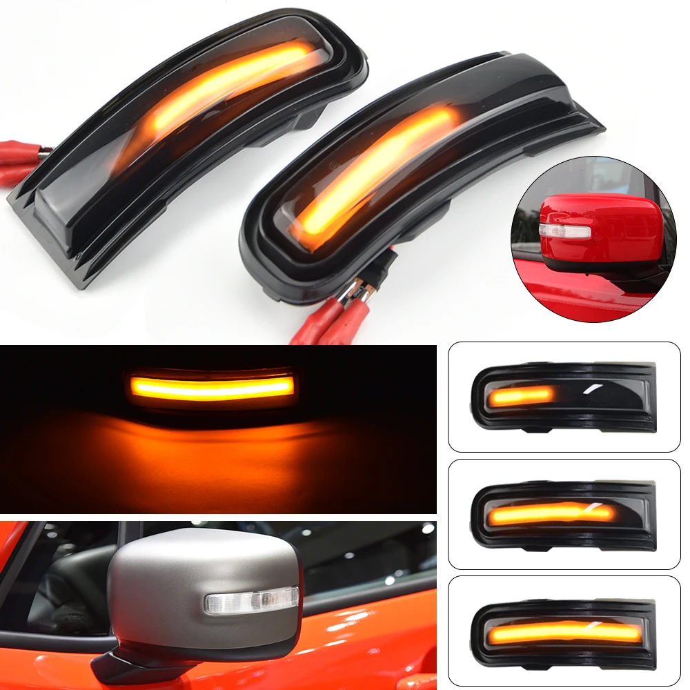 2Pcs LED Dynamic Turn Signal Light For 2015-2022 Jeep Renegade Side ...