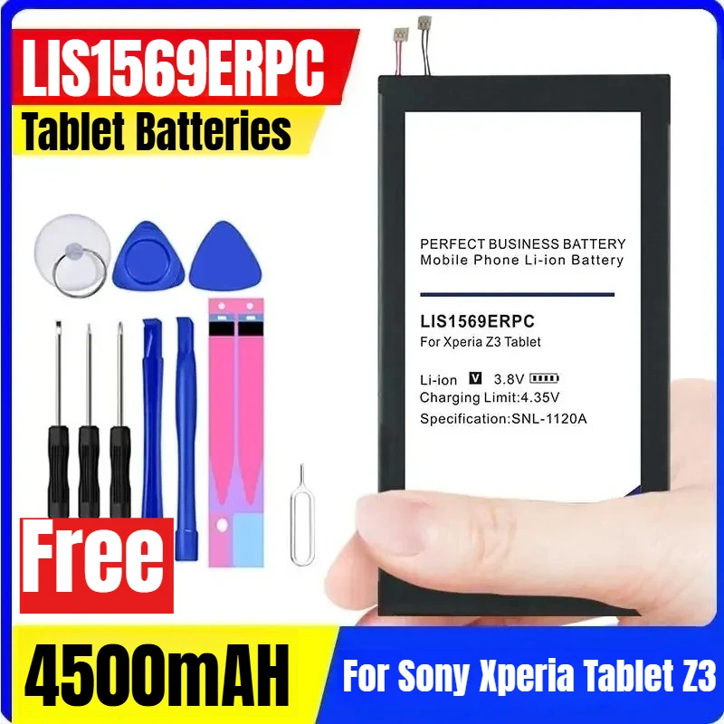 LIS1569ERPC 4500mAH Tablet Batteries for Sony Xperia Tablet Z3 ...