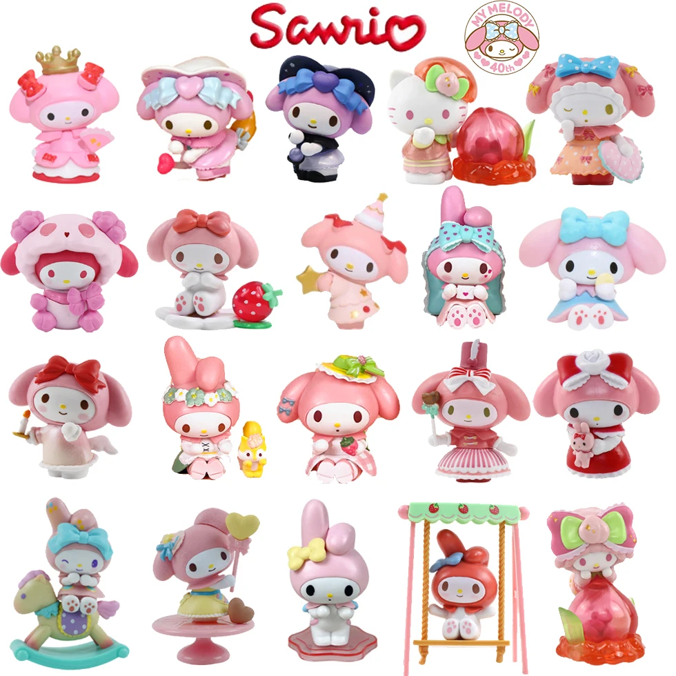 6pcs Kawaii Figures Blind Box Toy Pajamas Series Collection Home ...
