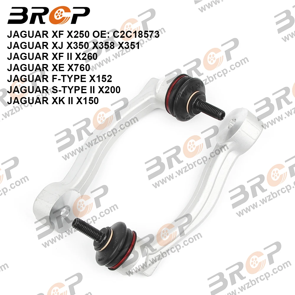 BRCP-Pair-Front-Axle-Sway-Bar-End-Stabilizer-Link-Ball-Joint-For-Jaguar ...