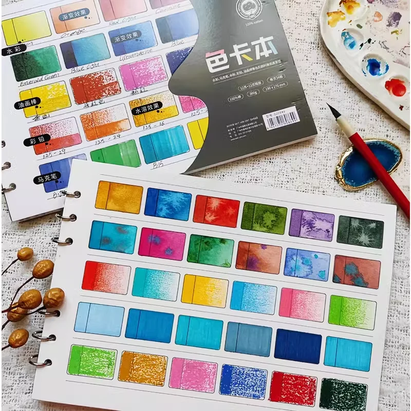 Blank-Color-Charts-Color-Collection-Edition-100-Cotton-12-Sheets-300gsm ...