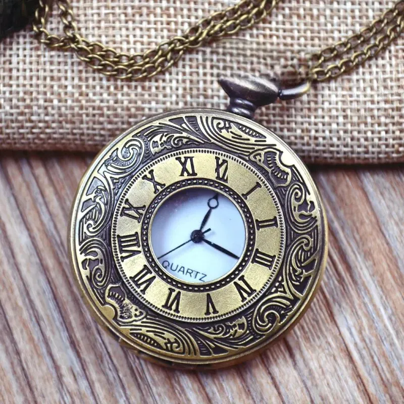 Fashionable-Vintage-Roman-Numeral-Large-Double-Display-Watch-Stylish ...