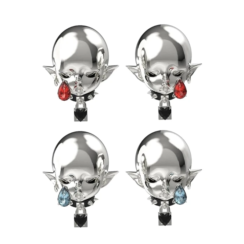 Y1UB-Devil-Ear-Studs-for-Girl-Daily-Wear-Demons-Tears-Pendant-Earring ...