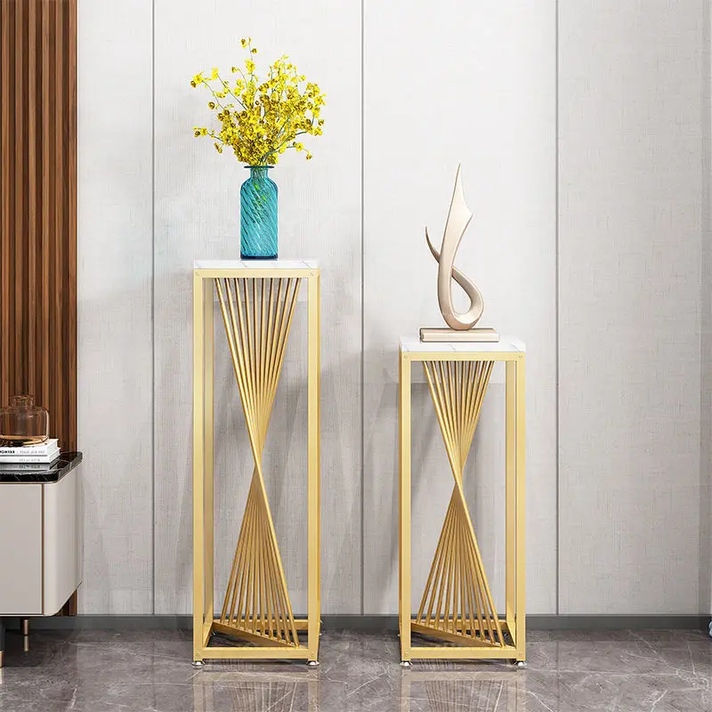Nordic Floor Flower Stand Simple Indoor Living Room Flower Rack Green ...