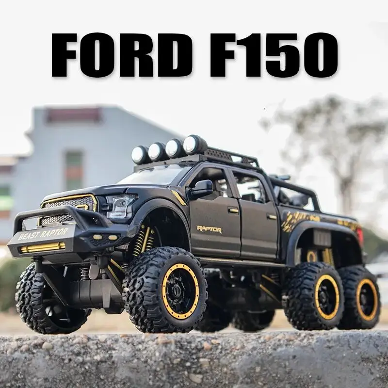 1:28 modelo de liga carro ford raptor f150 modificado fora estrada ...