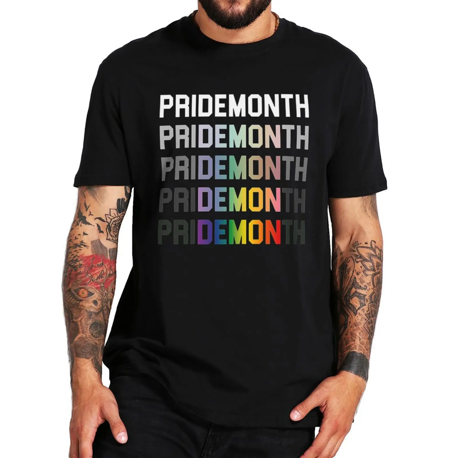 Pride-Month-Demon-T-Shirt-LGBTQ-Gay-Pride-Gift-Short-Sleeve-100-Cotton ...
