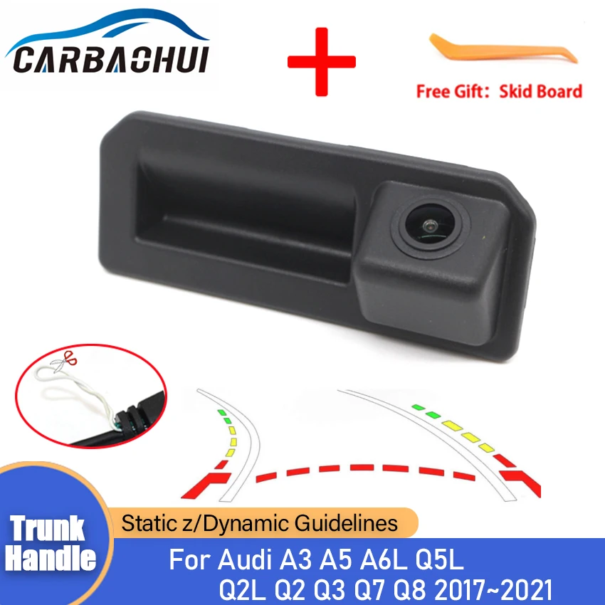 Car Rear View Reverse Backup Trunk Handle Hd Ccd Night Vision 170 ...