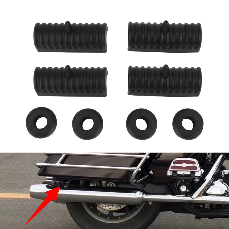 Motorcycle-Rubber-Grommet-Support-Cushion-Hard-Saddlebag-Cover-For ...