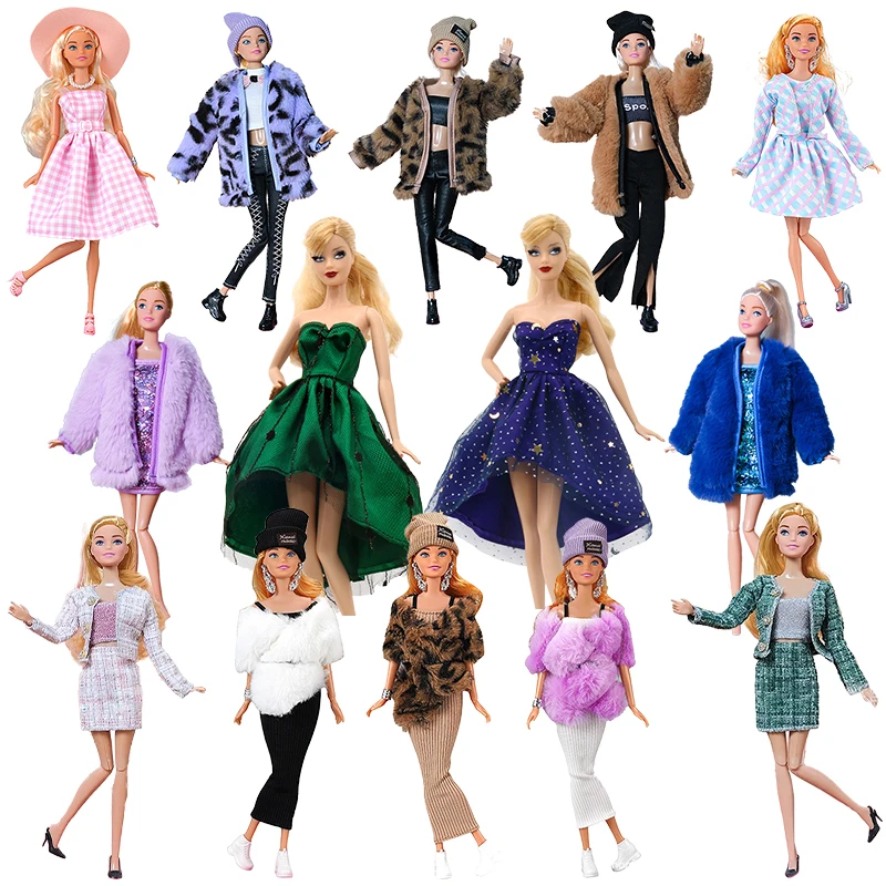 Doll-Clothes-Fashion-Outfit-Dress-Compatible-for-30CM-Barbie-Doll-Party ...