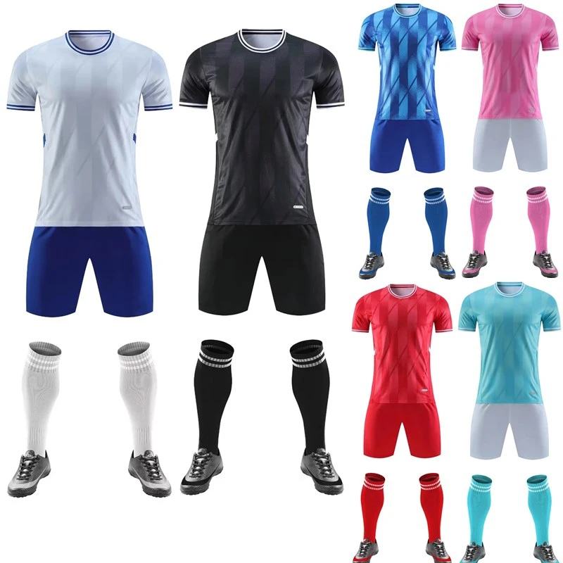Customized-Children-s-Football-Kit-Men-s-Soccer-Team-Jersey-Sets ...
