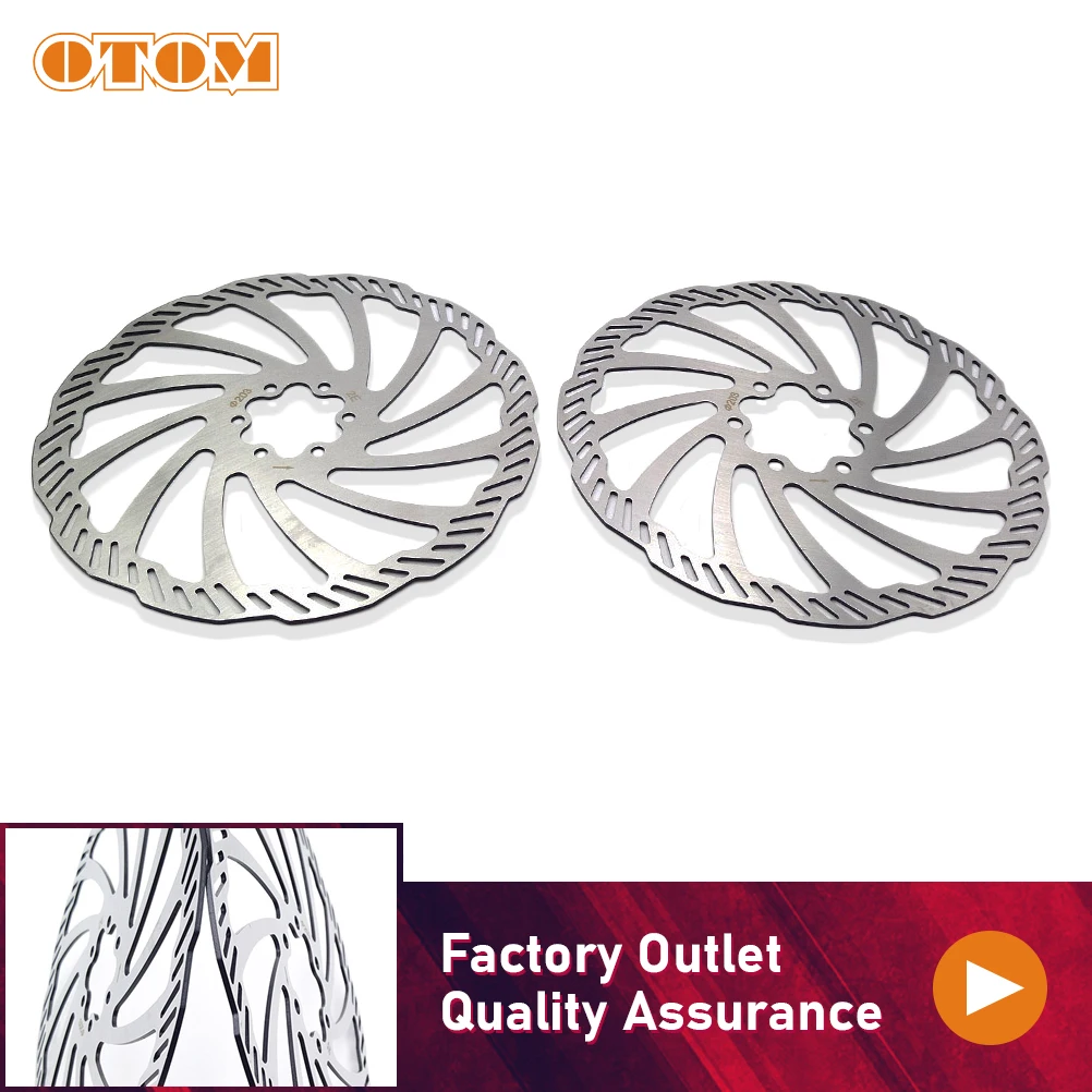 OTOM-Motorcycle-Front-Rear-Brake-Disc-Rotors-203mm-Stainless-Steel ...