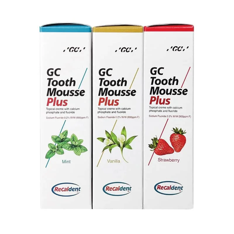 GC Tooth Mousse 40g (Fluoride Options): Anti-Cavity, Ortho-Safe ...