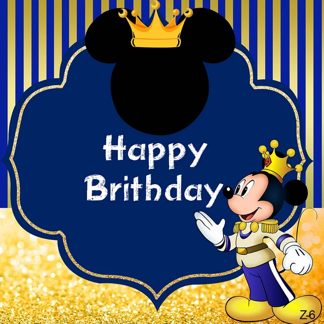 Mickey Mouse Birthday Party Wallpaper