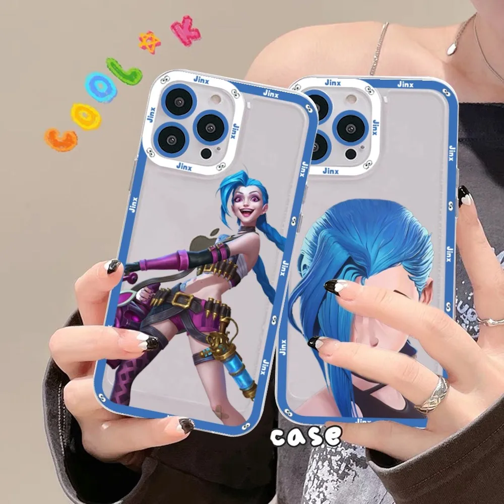 League-of-Legends-Jinx-Phone-Case-For-iPhone-15-11-12-13-14-Mini-Pro ...