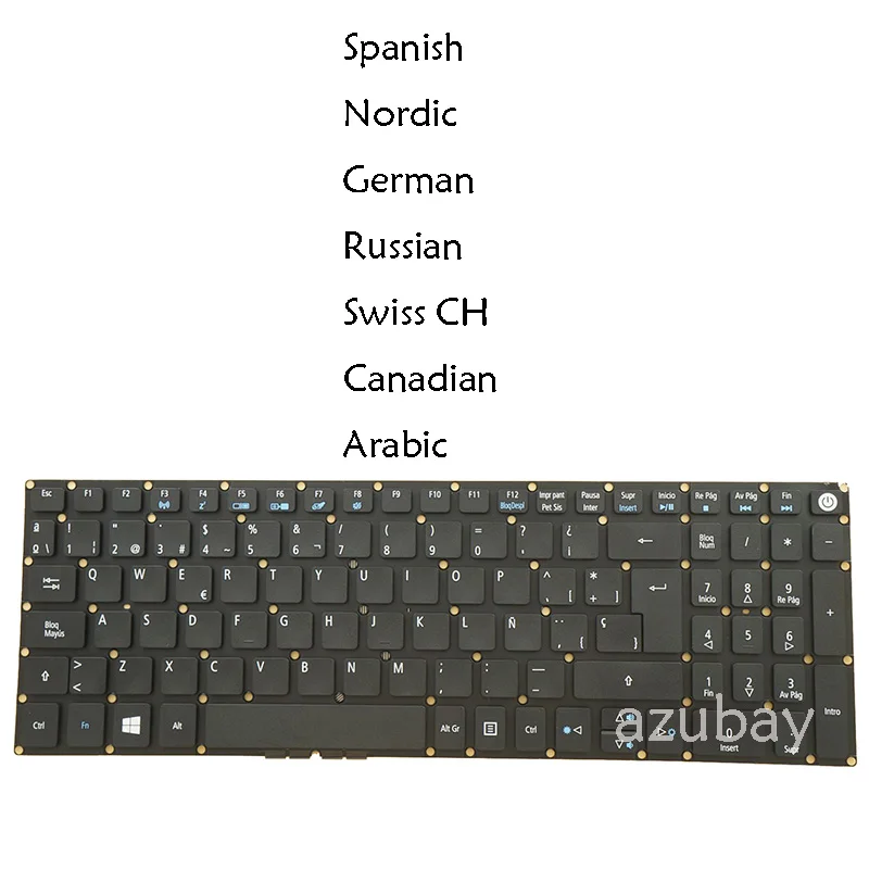 Laptop Keyboard for Acer As A315-21G A315-31-51-52 A515-41G-51-51G A517 ...