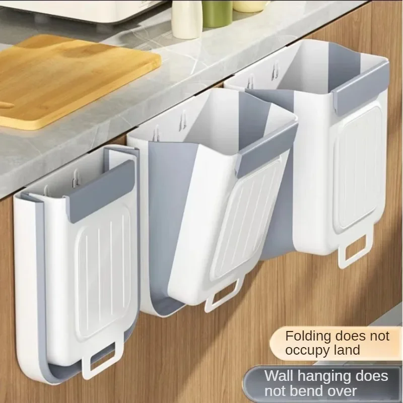 Kitchen-Wastebasket-Garbage-Can-Recycle-Bin-Save-Space-Automatic-Sensor ...