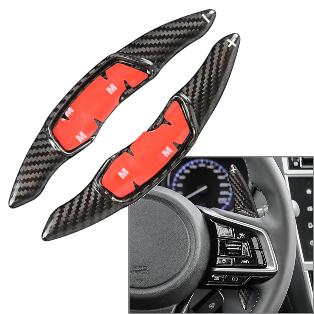 Real-Carbon-Fiber-Steering-Wheel-Paddle-Shifter-Extension-for-Subaru ...
