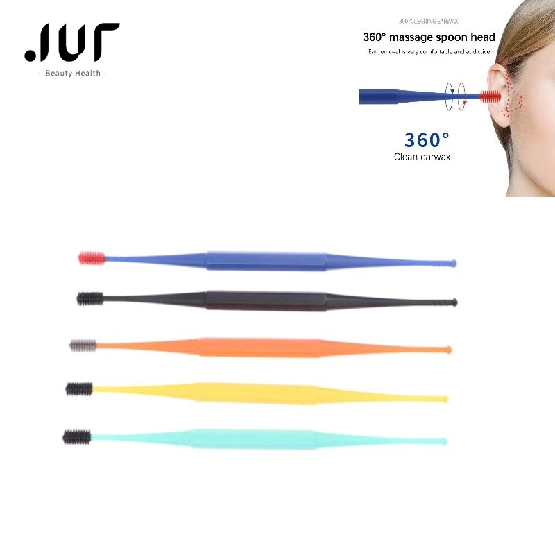 Soft-Silicone-Ear-Scoop-Double-Ended-espiral-Design-Cureta-Remover-Ear ...