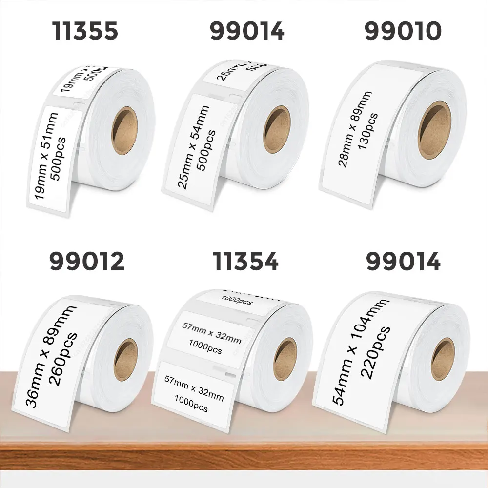 Generic for Dymo LW Label Sticker 99012 99014 99010 11352 11354 11355 ...