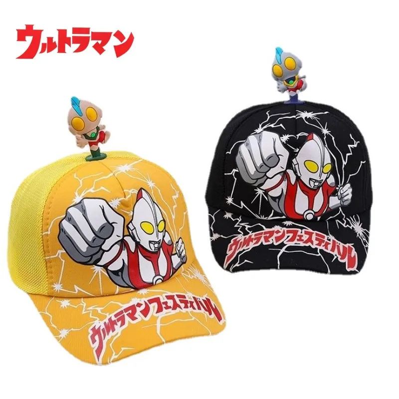 Ultraman mesh three dimensional peaked cap sunscreen sun visor Ultraman ...