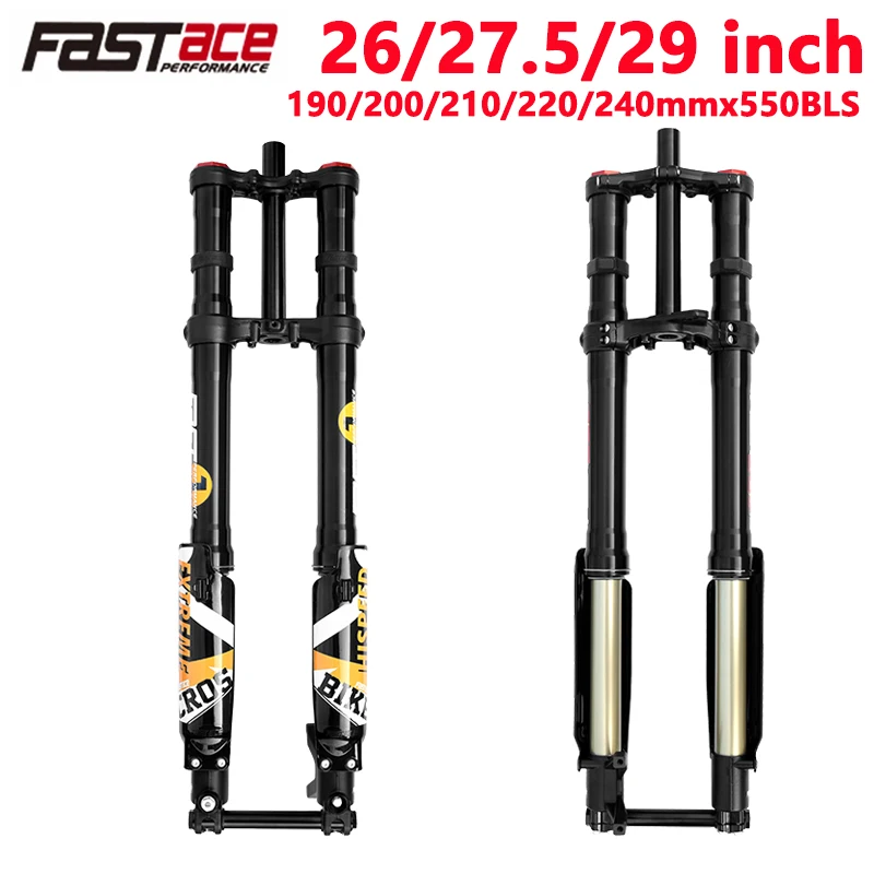 Fastace-MTB-Bike-Suspension-Inverted-Front-Fork-26-27-5-29-Inch-Oil-And ...