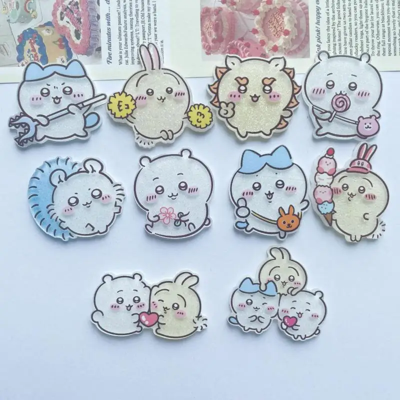 10Pcs-Cute-Chikawa-Hachiware-Usagi-Diy-Jewelry-Accessories-Cartoon-Girl ...