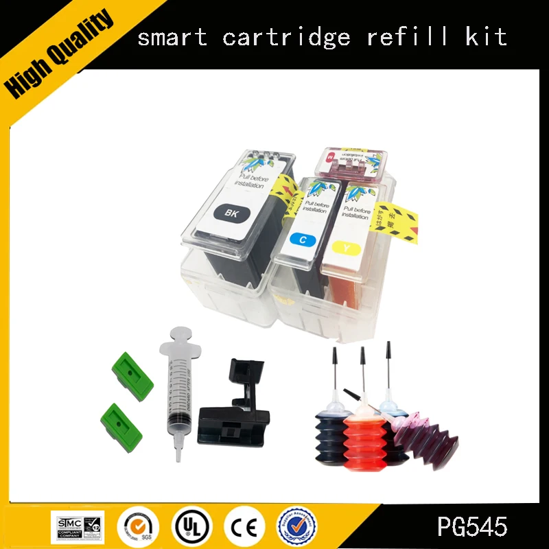 Einkshop Pg-545 545xl 546xl Smart Cartridge Refill Kit For Canon Pg545 ...