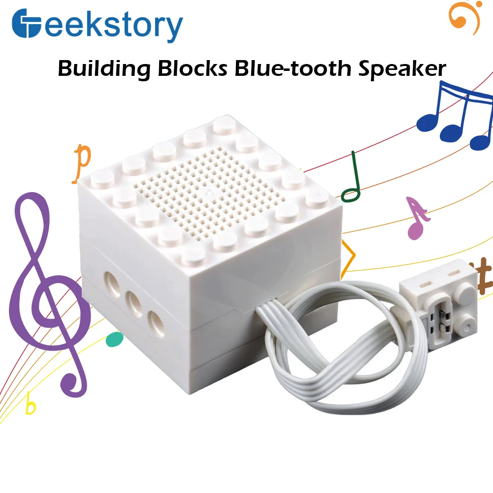 Building-Block-Blue-tooth-Speaker-Sound-Module-MOC-Parts-Creative-Music ...
