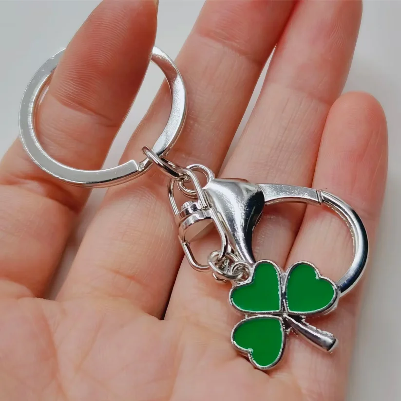 1pcs-lot-St-Patrick-Day-Key-Chain-Keychain-Shamrock-Key-Rings-Ireland ...