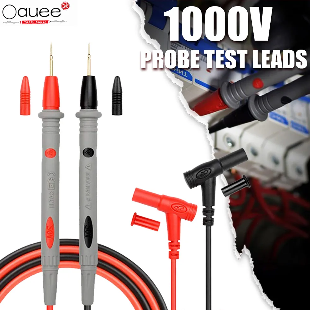 20A 1000V Probe Test Leads Pin for Digital Multimeter Needle Tip Multi ...