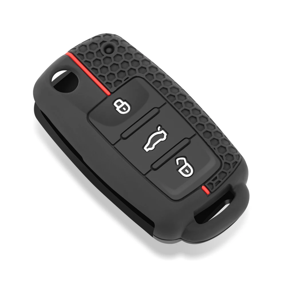 Auto-Silicone-Car-Key-Case-Cover-for-VW-Volkswagen-Polo-Tiguan-Passat ...