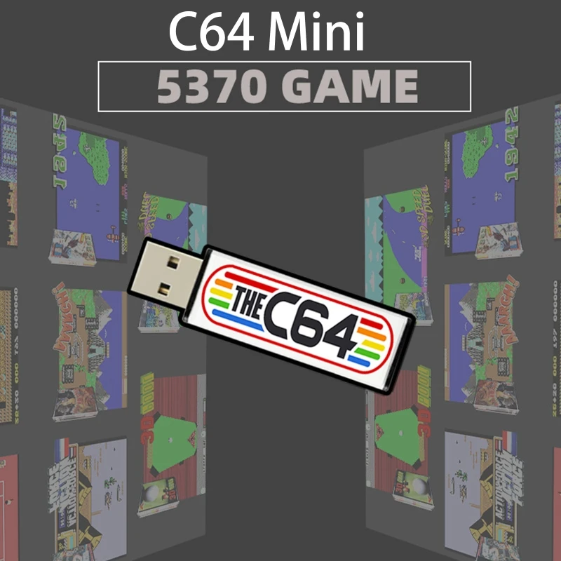 C64Mini Game Sticks Including Adventure, Combat, Shooting, Level Break ...