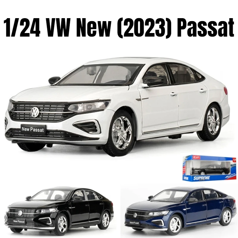 1-24-Volkswagen-Passat-Toy-Car-Diecast-Metal-Alloy-Miniature-Model-Pull ...