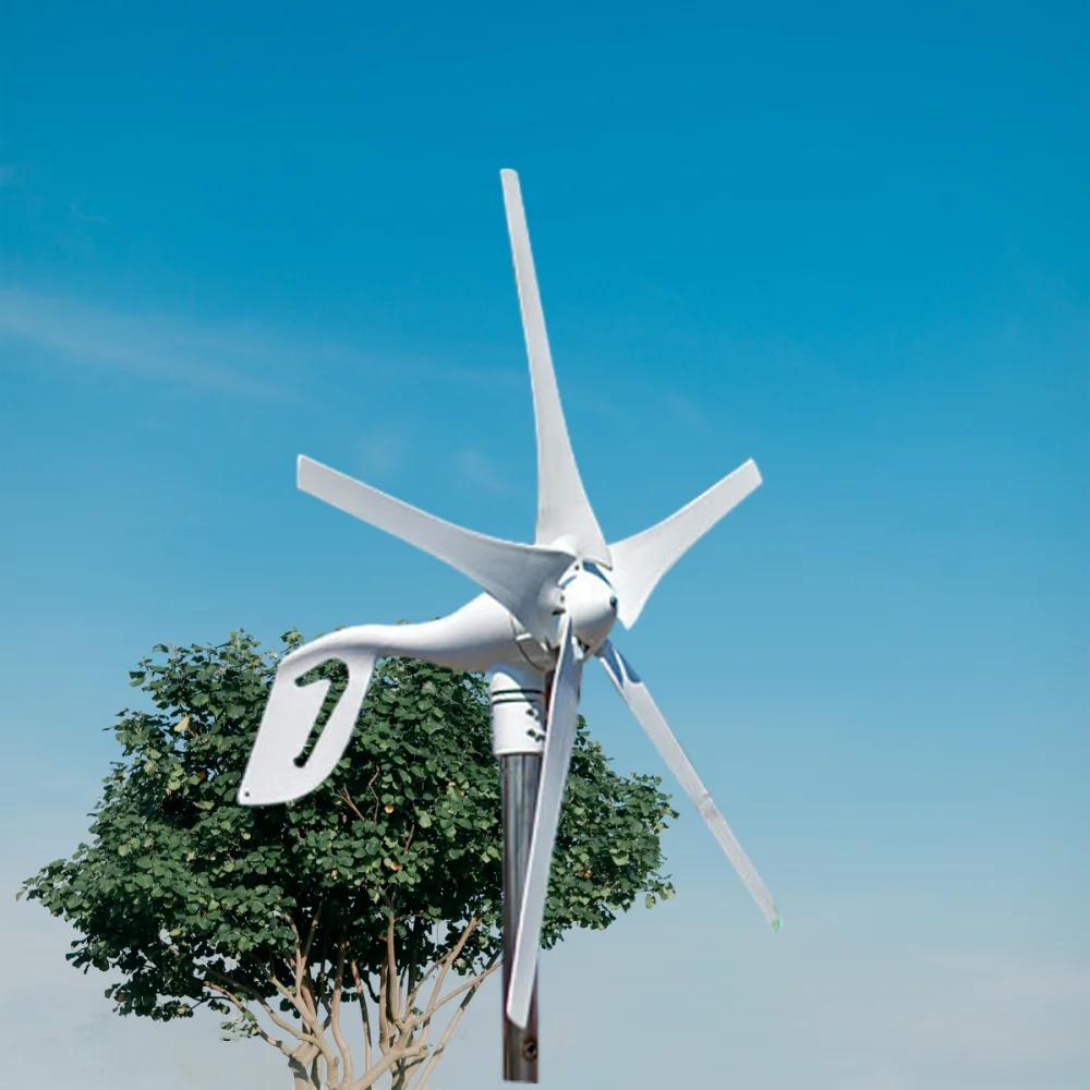 Fast Delivery from Poland 800W Wind Power Generator set with 3/5/6 ...