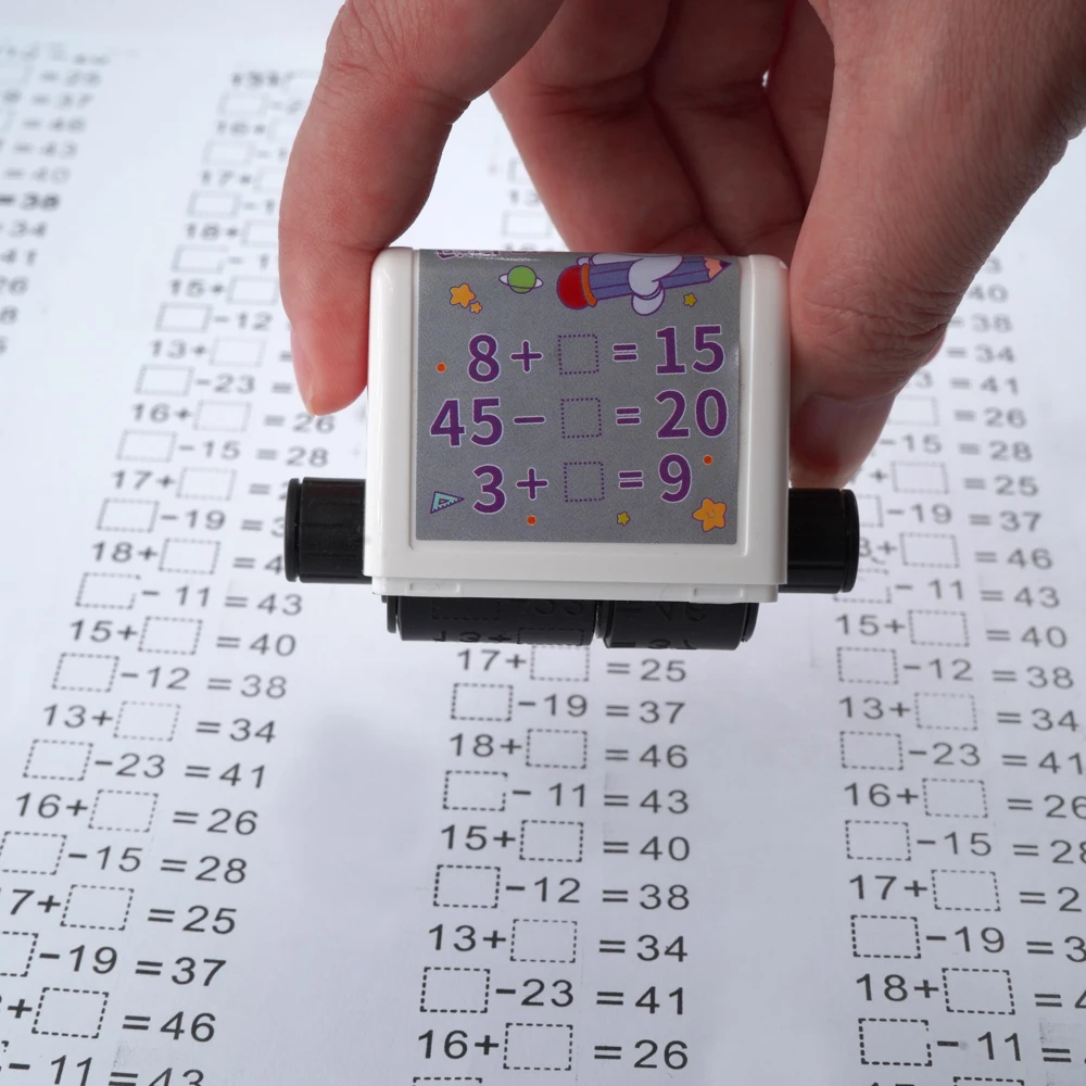 Addition Subtraction Question Stamp | Roller Stamp Teacher | Math ...