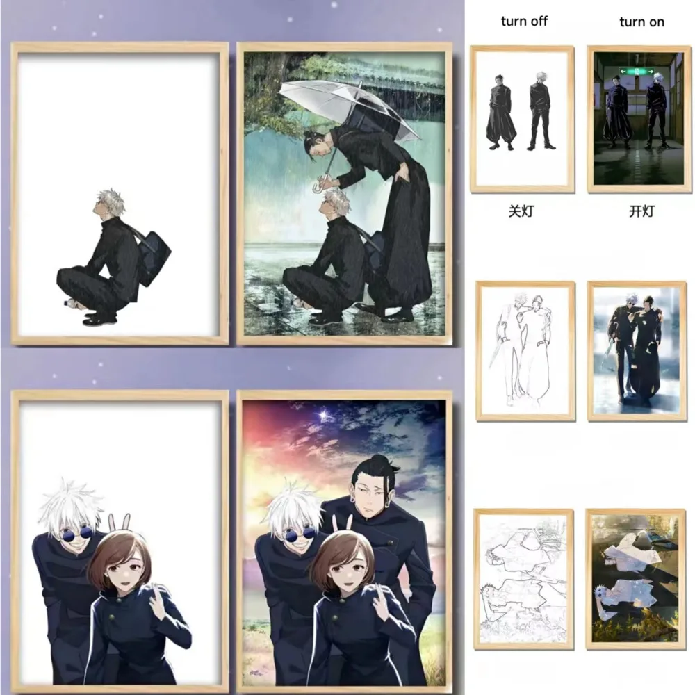 Jujutsu-Kaisen-Led-Lamp-Photo-Frame-Jujutsu-Kaisen-LED-Light-Painting ...