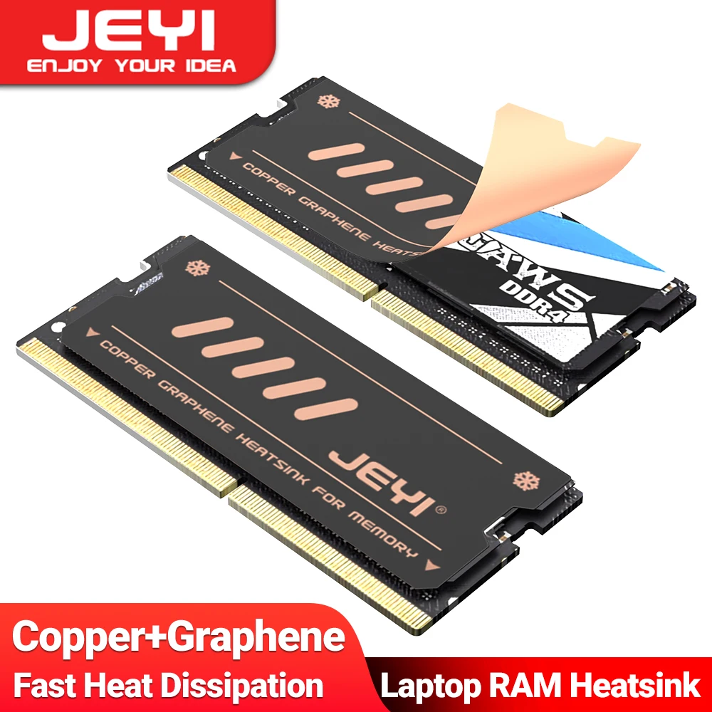 JEYI-Graphene-Laptop-RAM-Heatsink-Dual-Layer-Graphene-and-Copper-Foil ...