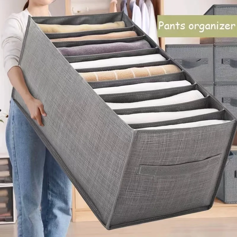 Pants-organizer-Jeans-T-shirt-Storage-Box-Folded-Closet-Organizer ...